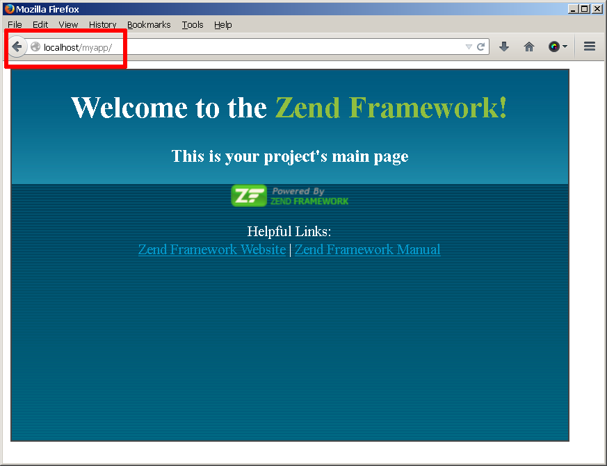 Start a New Zend Framework 1 Project